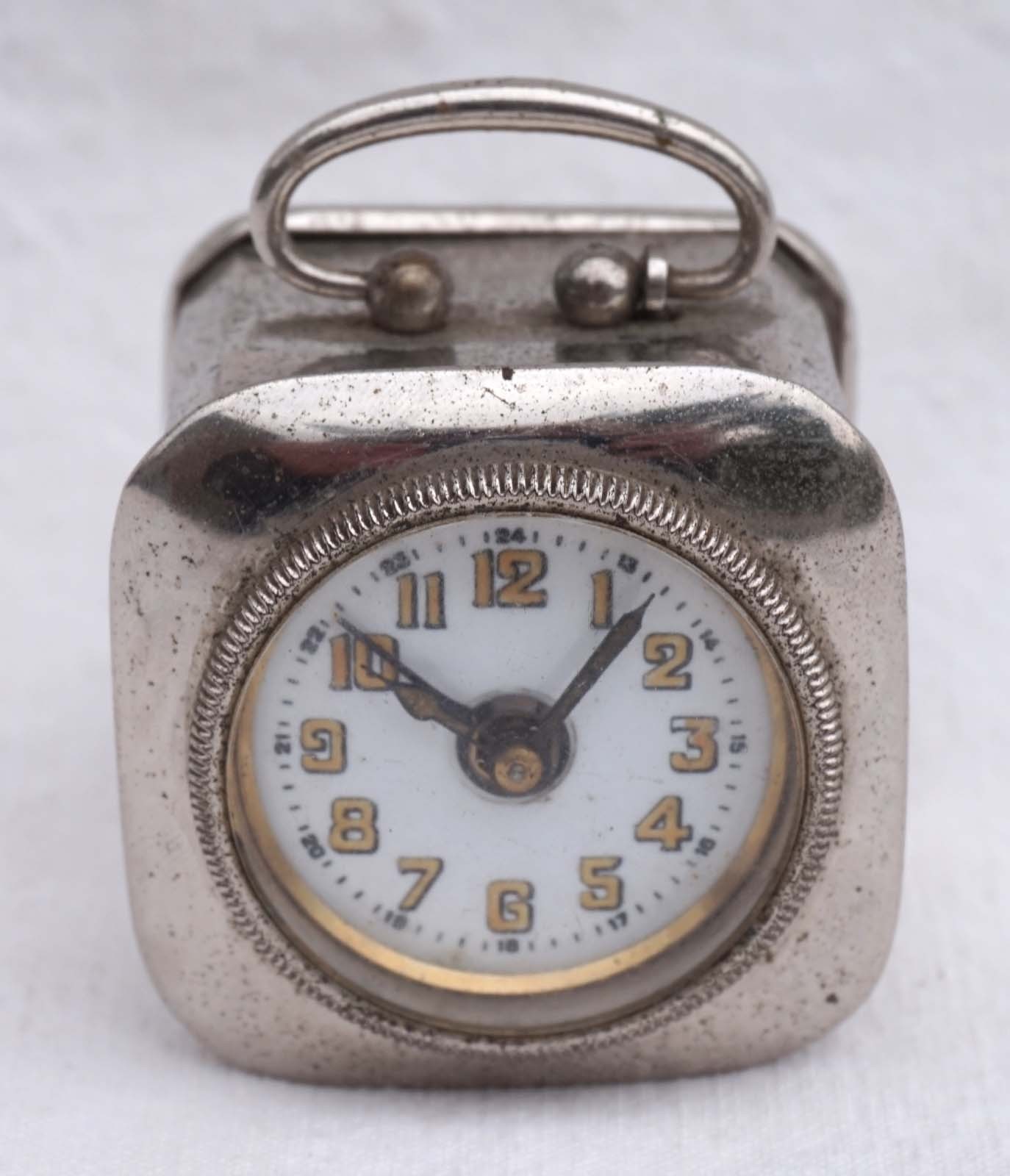WW2 WECKER GERMAN Travel Alarm Clock Chromium Plated DRP GM 1940 | eBay