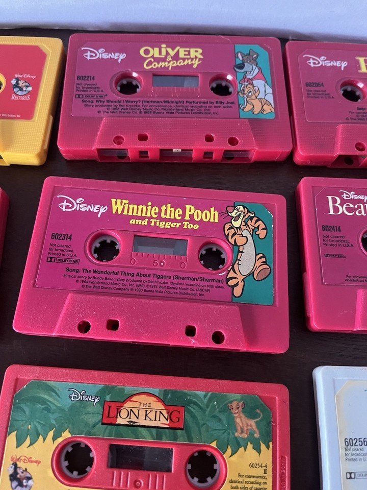 Vtg Walt Disney Storyteller 14Cassette Tapes Mixed Lot Barbie & Disney ...