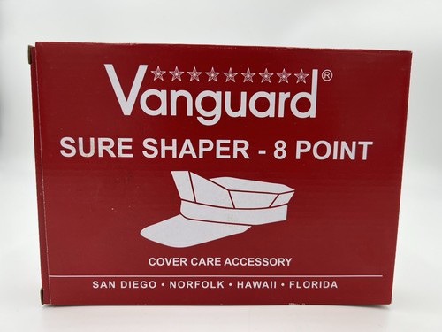 USN NAVY & USMC FLEET COVER CARE SURE SHAPER 8 POINT HAT COVER 2 PC ...