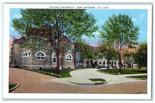 c1940 Tulane University Exterior Building New Orleans Louisiana Vintage ...