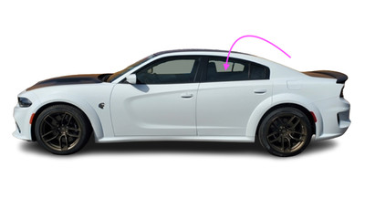 Fits 2011-2022 Dodge Charger 4D Sedan Driver Side Rear Left Door Window ...