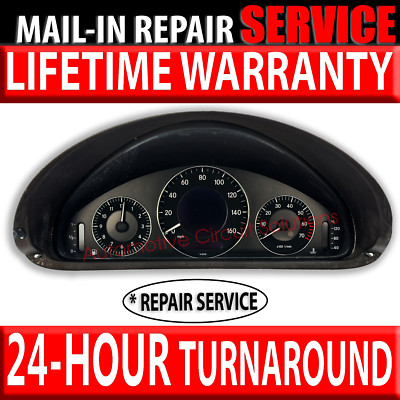 03-09 Mercedes Benz CLK500 550 350 W209 Gauge Cluster LCD Display ...