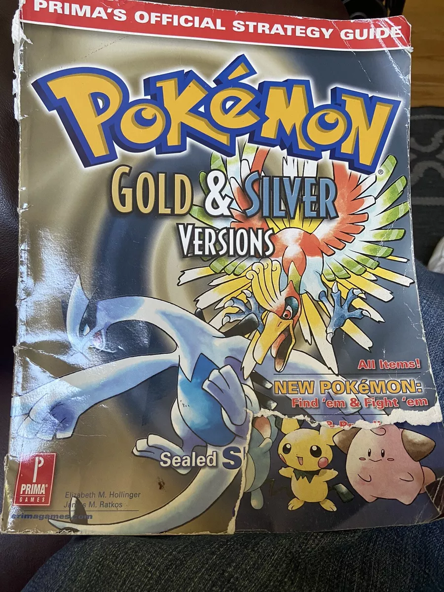 DAMAGED Prima's Official Strategy Guides Pokemon Gold And