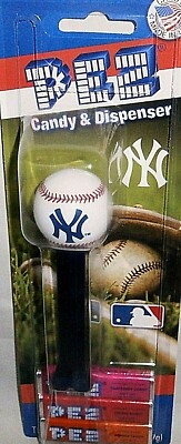 MLB New York Yankees Pez Dispenser Year Introduced 2009 INTERLOCKING NY ...