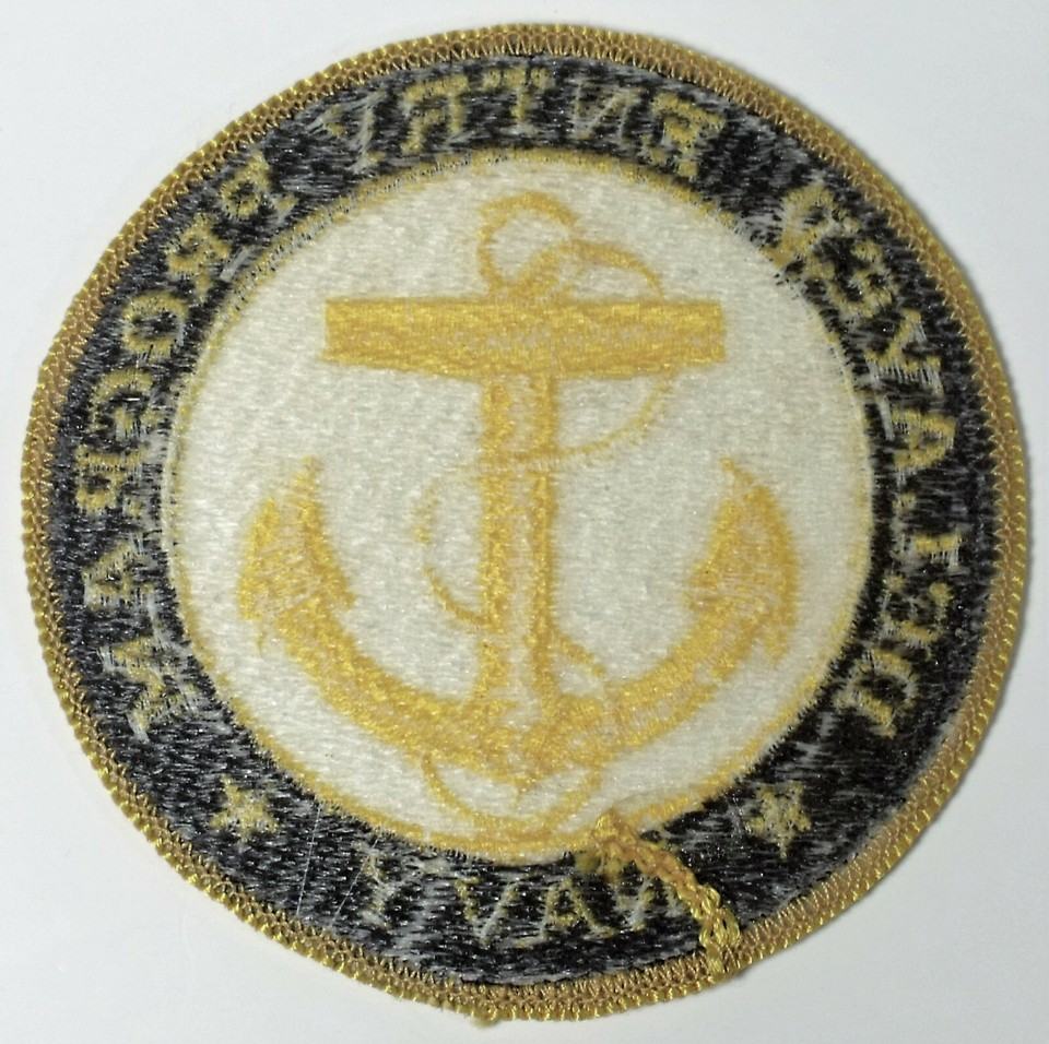 VINTAGE 1960's USA NAVY DELAYED ENTRY PROGRAM CLOTH FABRIC PATCH 3 7/8 ...