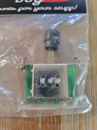 Tele Style 3 Way Switch with Black Barrel Knob | eBay