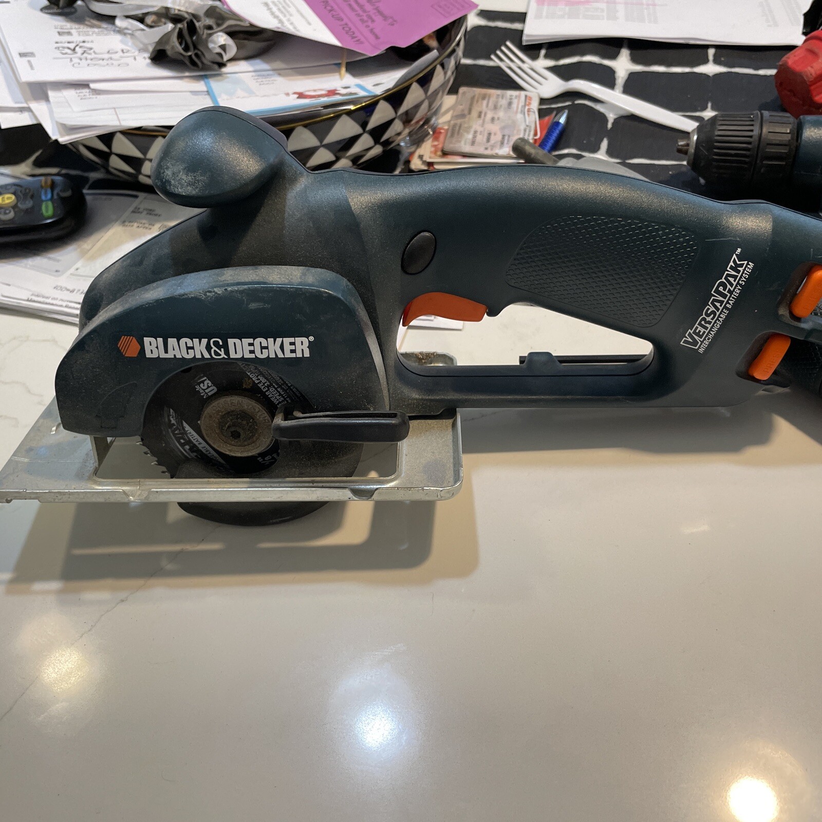 BLACK & DECKER 5 pc Tool Set VersaPak 7.2v Drill Circ. Saw Rotary Tool ...