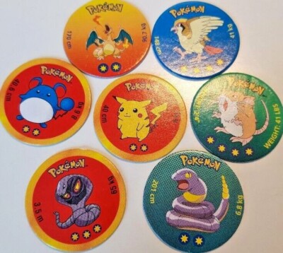 POKEMON 1999 ORIGINAL Tazos/Coin/Pogs VINTAGE - Choose a tazo in ...