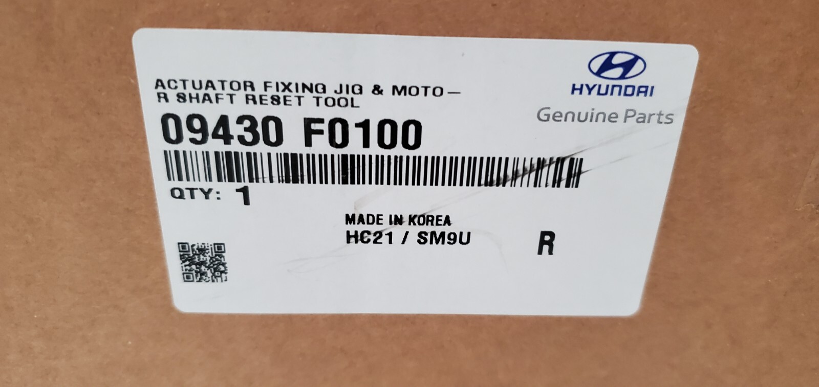 Hyundai Actuator Fixing Jig Motor Shaft Reset Tool - 09430-F0100 | eBay