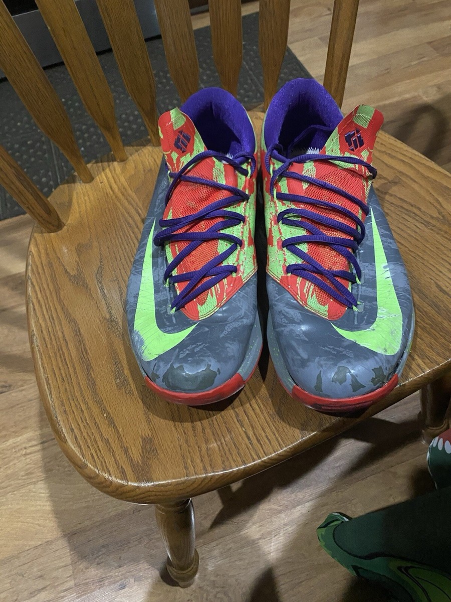Kd6 Energy Nike KD 6 ID Energy Size 13 Grey Electric Green Bright