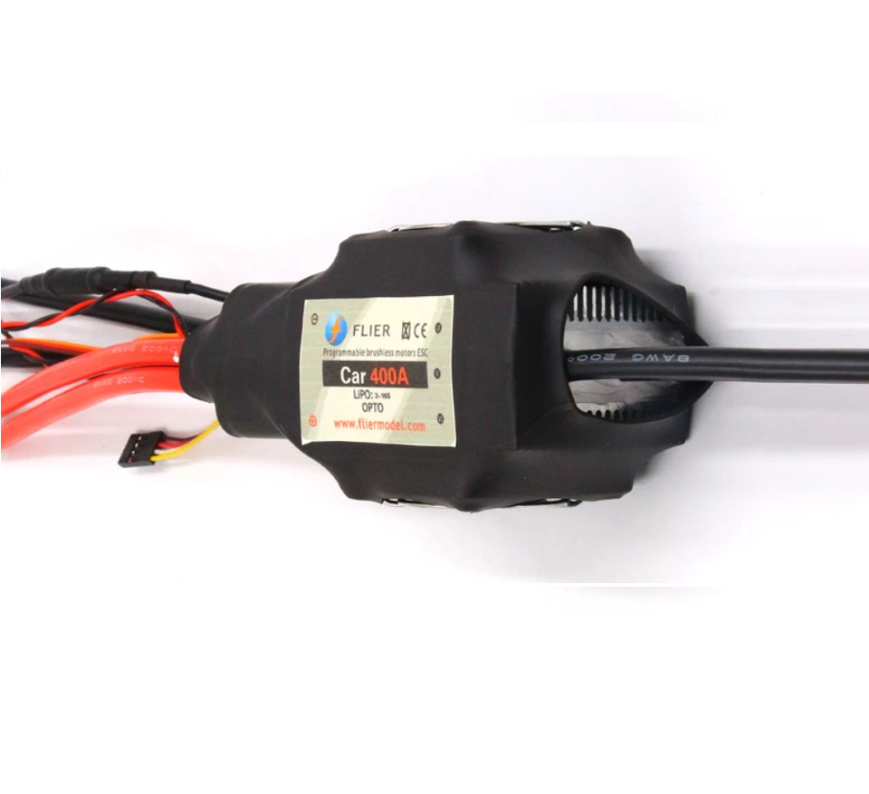 400A Brushless Car ESC 3-16S LiPo 70V Flier for RC 1/5 Car +USB LINK ...