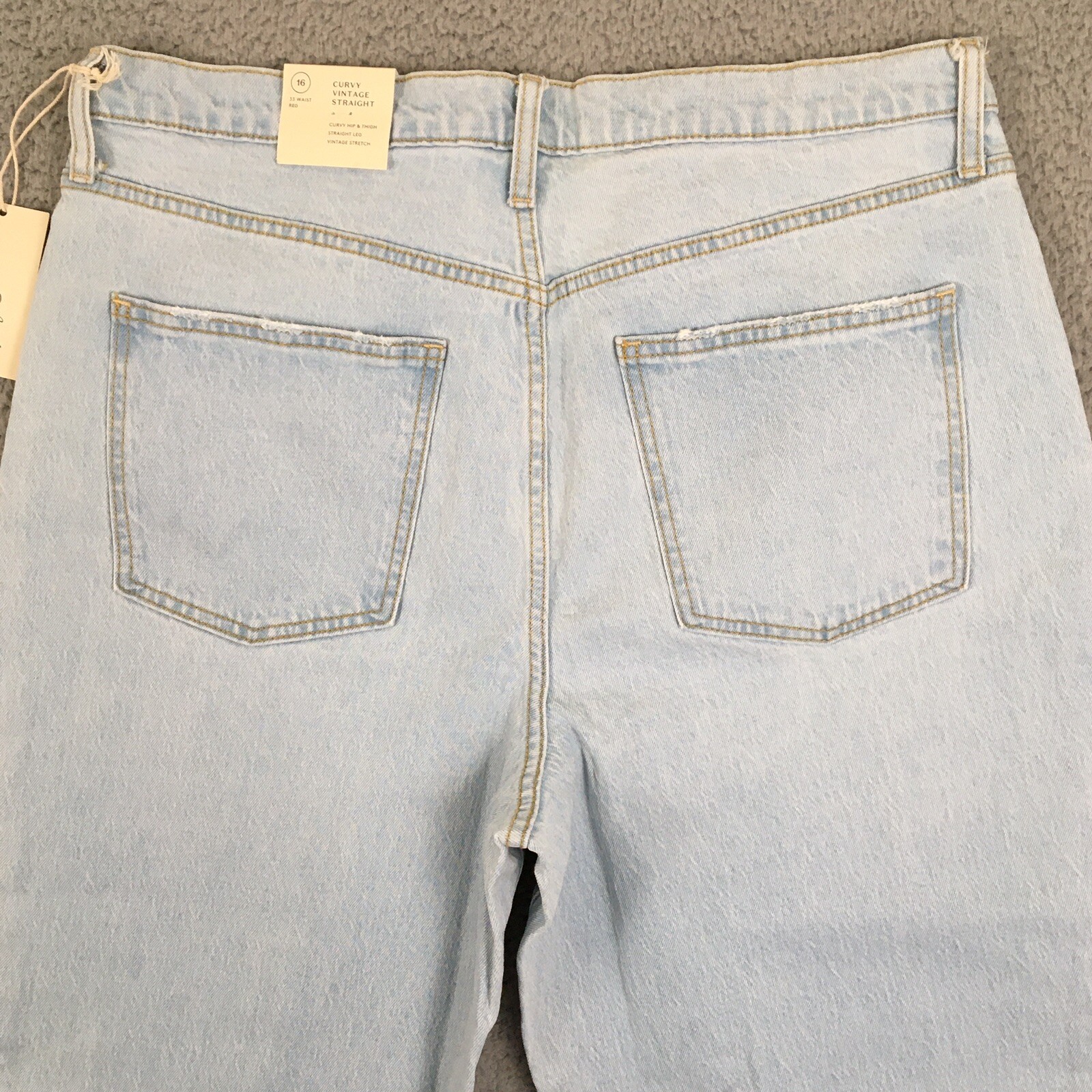 Universal Thread Jeans Womans size 16 High-Rise Curvy Vintage Straight ...