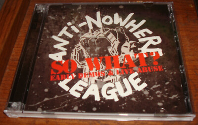 Anti Nowhere League - So What - Early Demos and Live Abuse - No ...