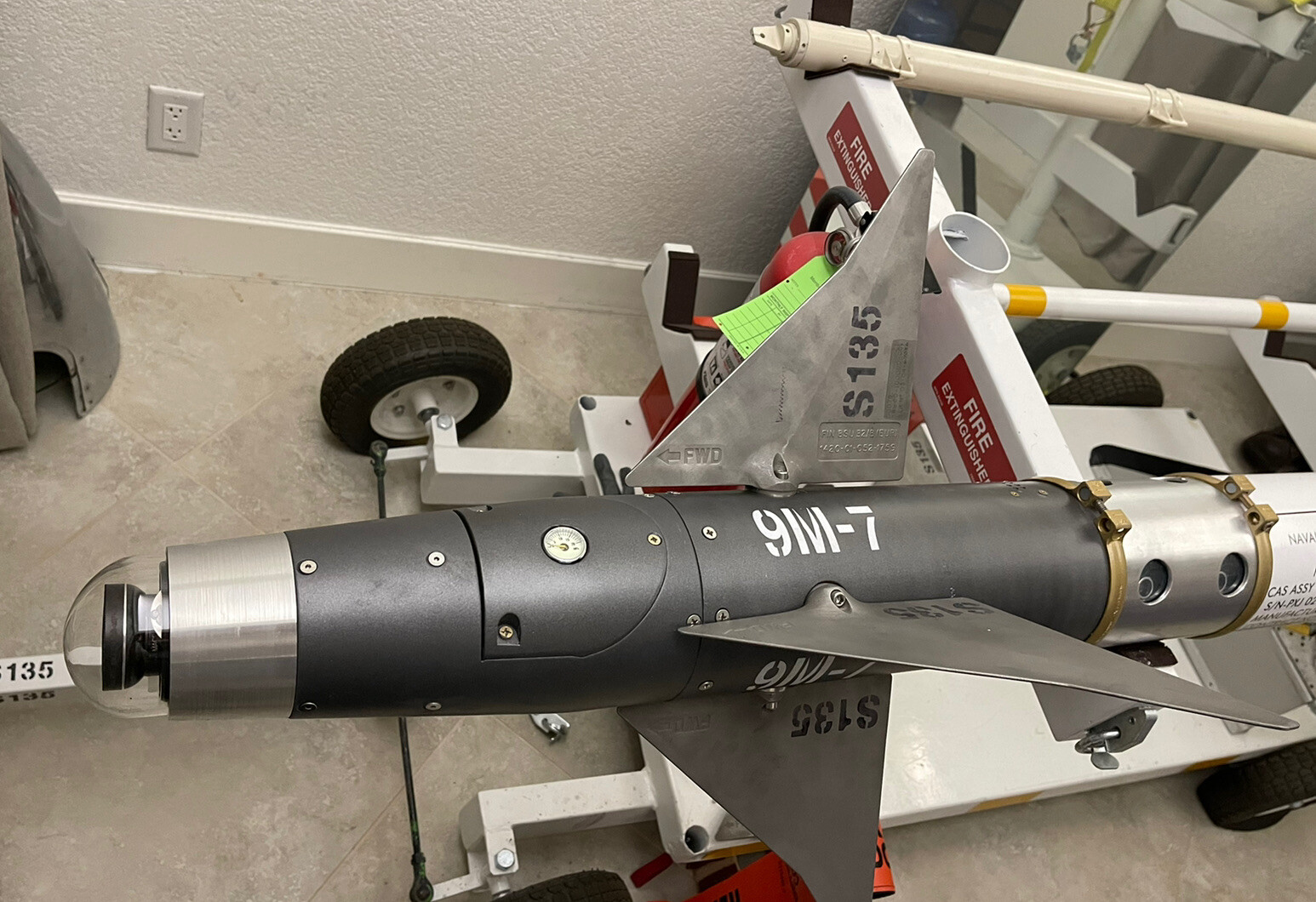 SOLD OUT! Ships DecRaytheon AIM 9 Sidewinder Missile replica full size ...