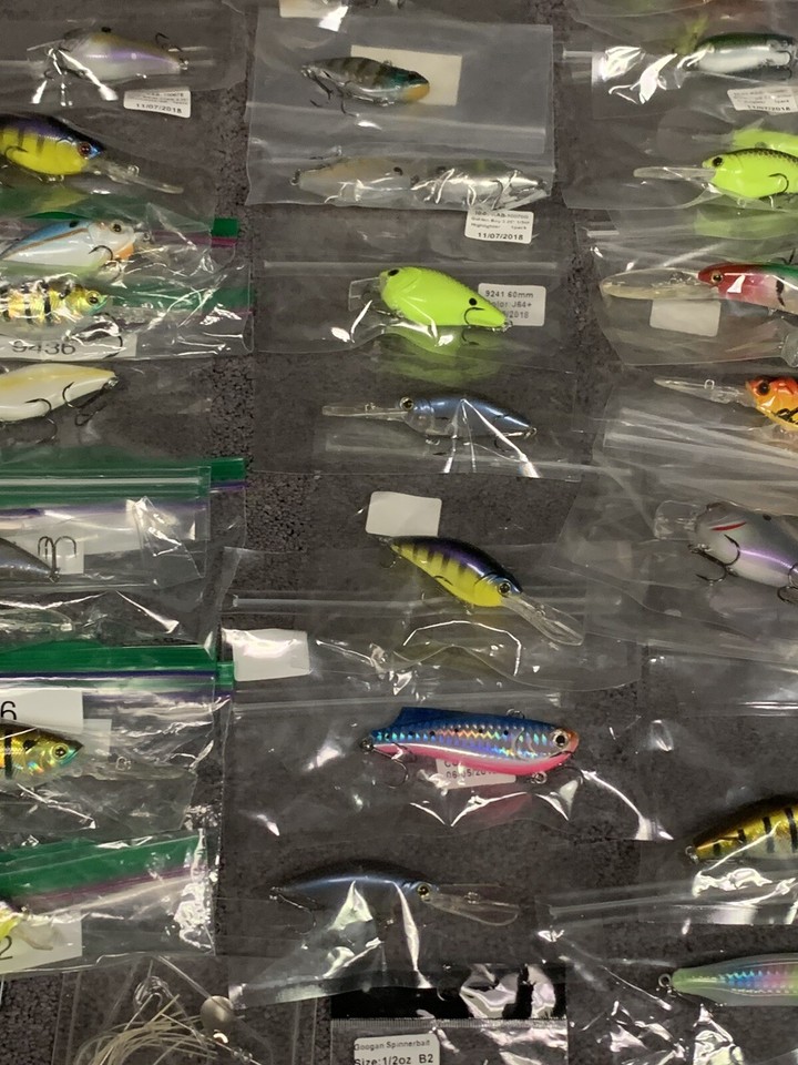 Huge Lot 100 Fishing Lures Baits NEW - Googan Squad Rick Clunn Catch Co ...