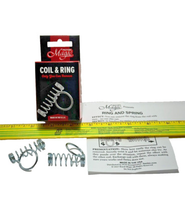 Coil & Ring Magic Trick - You Get 2 In A Box, Close Up, Street, Do As I ...