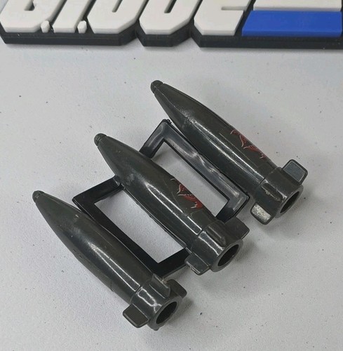 Gi Joe Cobra 1984 Rattler parts: bomb rack w/ three 3 bombs UNBROKEN | eBay