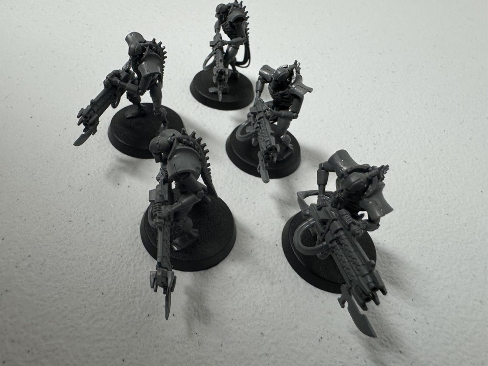 Warhammer 40000 40K Necrons Necron Immortals x5 good cond 111225 B | eBay