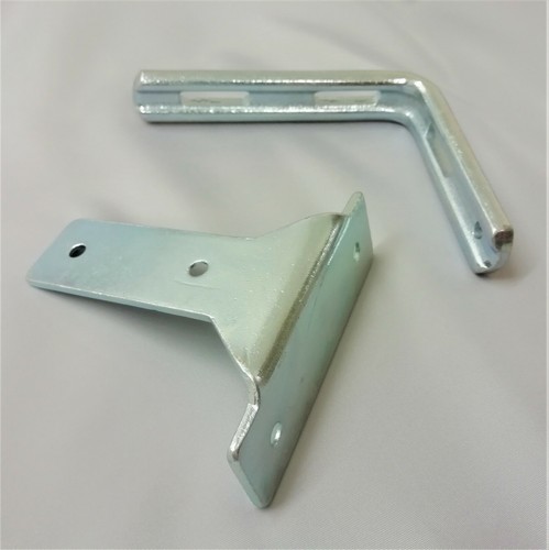 L and T ANGLE BRACKETS for Pelmet Boards or Shelves Very Strong, Zinc ...