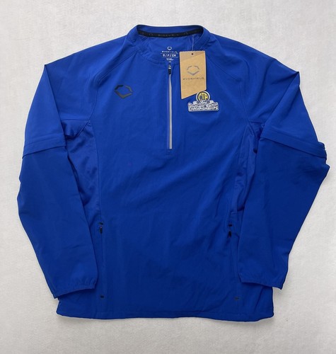 Evoshield Mens BP Batting Practice Jacket Size Small Blue CIF Ford Logo ...