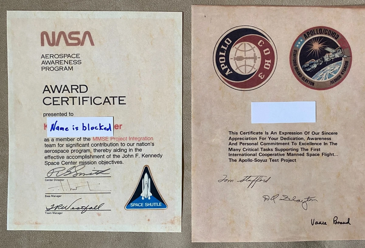 Nasa Award Paper