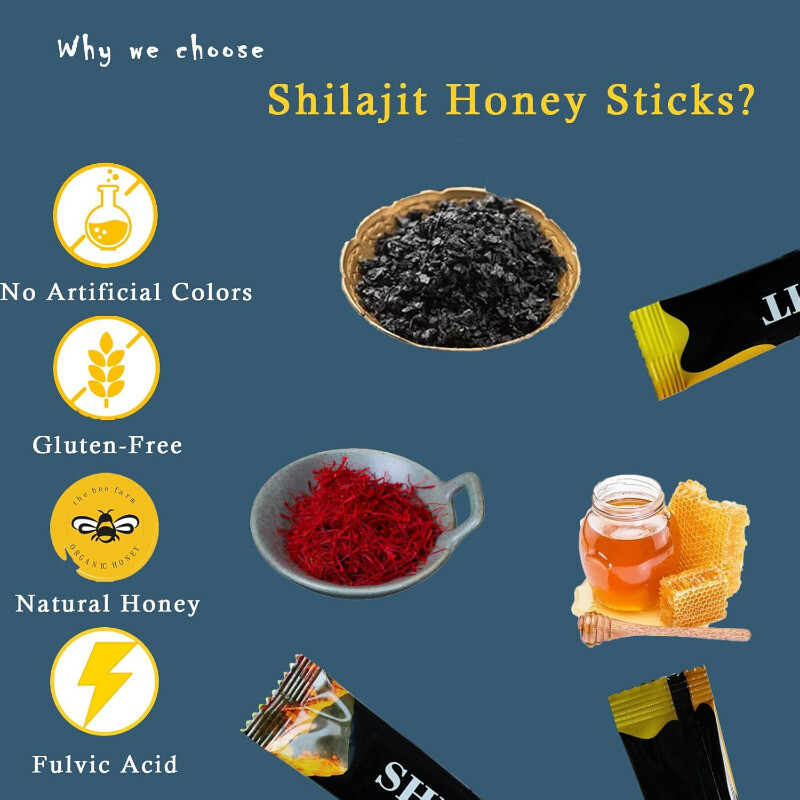 Better Alt Pure Himalayan Shilajit Sticks with Organic Honey, Naturally ...