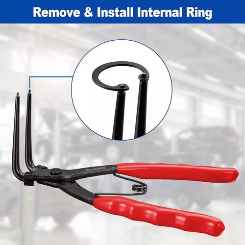 Snap Ring Plier 90 Degree Long Nose Circlip Plier for Motorcycles/Car ...