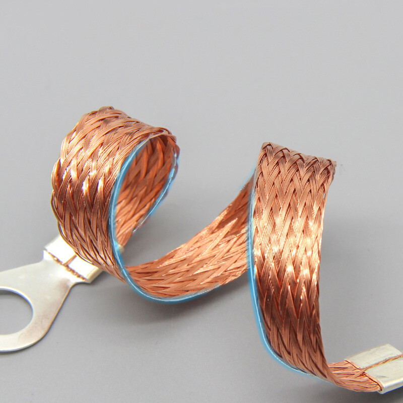 Copper Braided Earth Ground Strap Cable Auto Ute Truck Battery Leads 2 ...