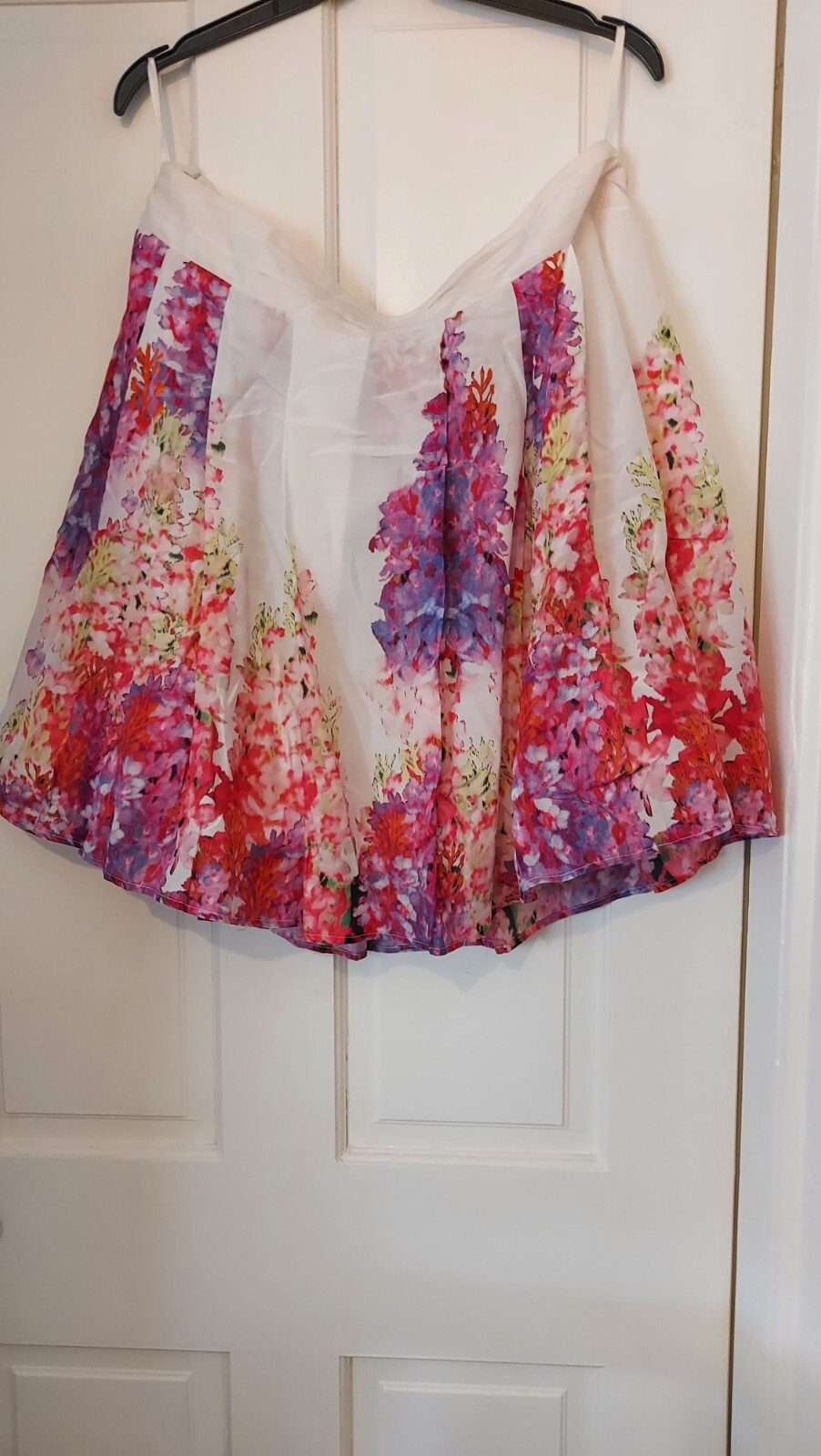 PEPPERBERRY White Floral Pleated Skirt - UK 16 BRAND NEW WITH TAGS ...