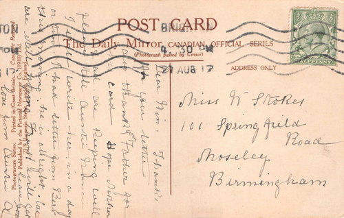 FAMILY HISTORY - GENEALOGY - POSTCARD - STOREY ? - BIRMINGHAM ...