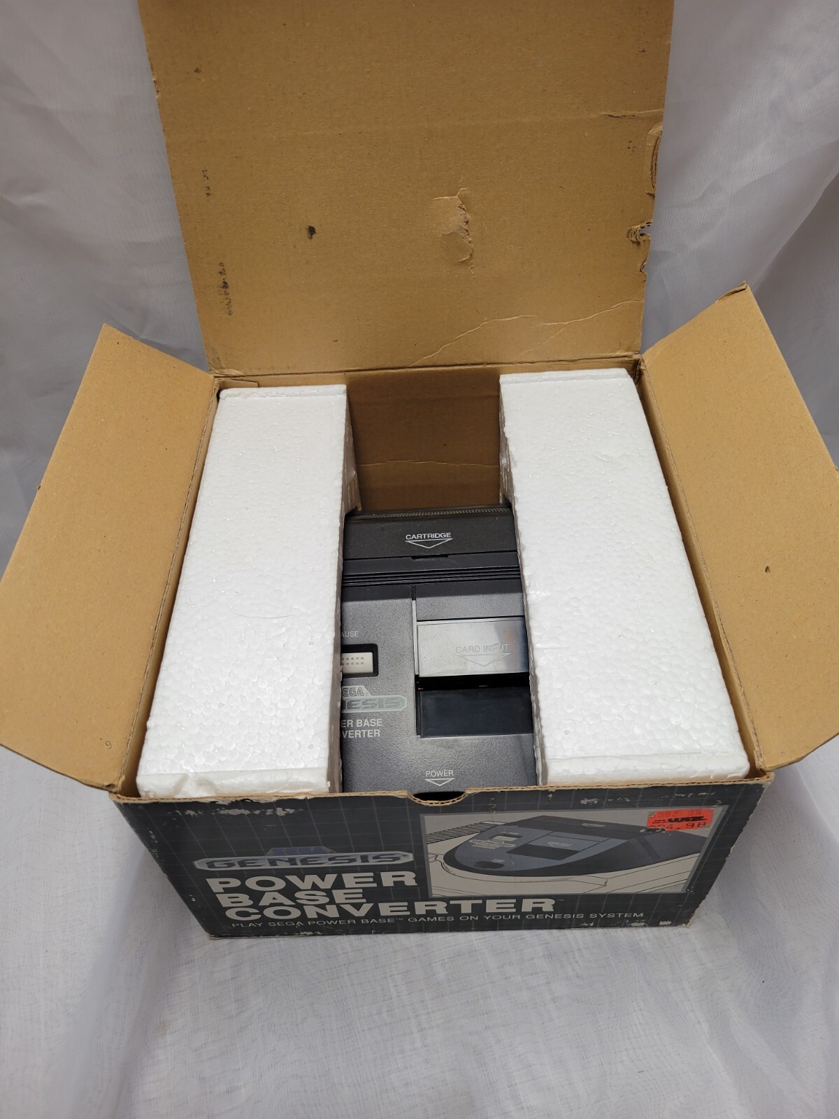 Sega Genesis Power Base Converter With Box Master System Adaptor 1989 ...