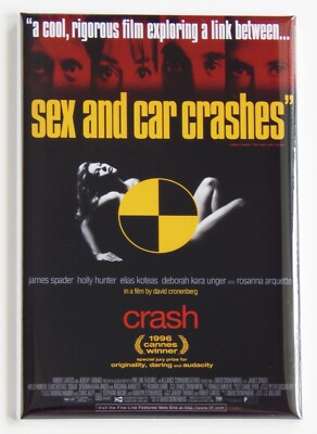 Crash FRIDGE MAGNET movie poster david cronenberg | eBay