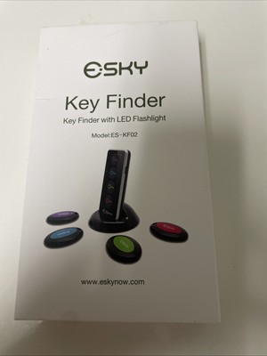 Esky Key Finder 1 transmitter 6 receiver 100ft working range wireless ...