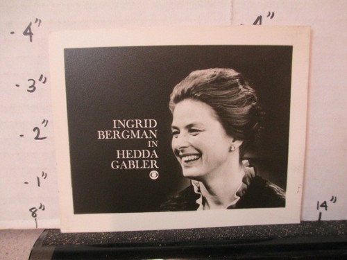 CBS TV show bumper photo 1960s HEDDA GABLER Ingrid Bergman Ibsen smiling | eBay