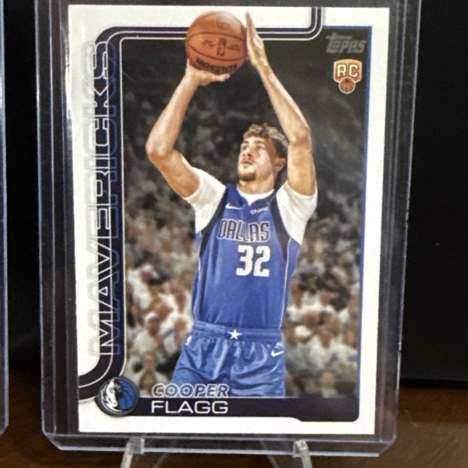2025-26 Topps Basketball Cooper Flagg RC Lot - (3) Cards / Dallas ...