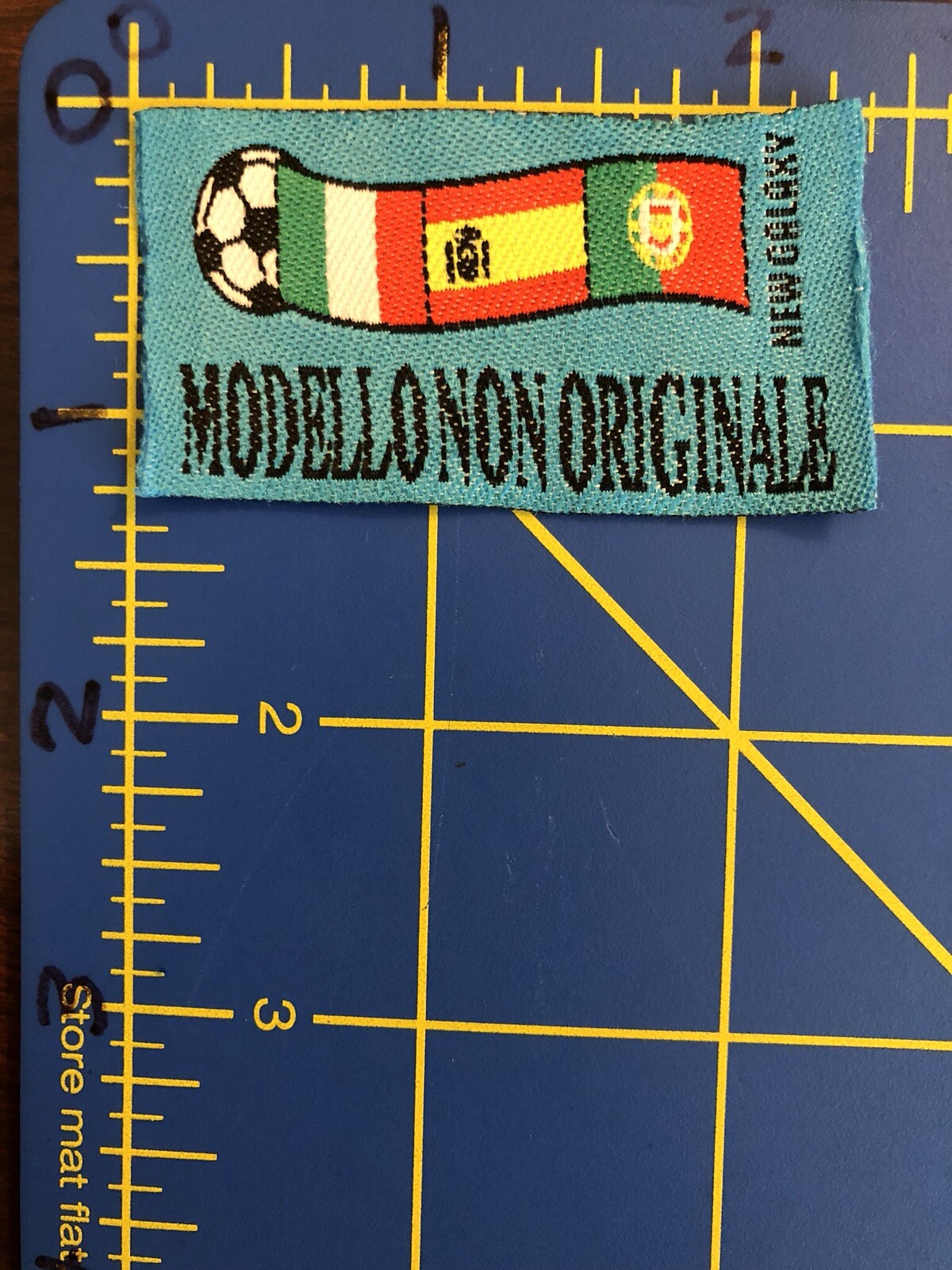 Modello Non Originale Patch Tag New Galaxy Italy Spain Portugal Flags ...