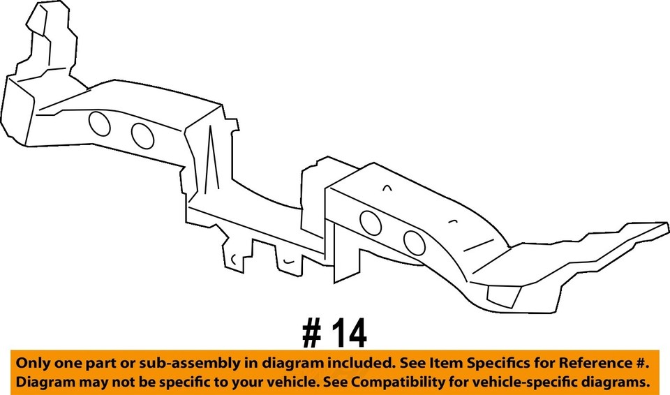 GM OEM 06-11 Lucerne Hood Hood Components-Latch Support 25765115 | eBay