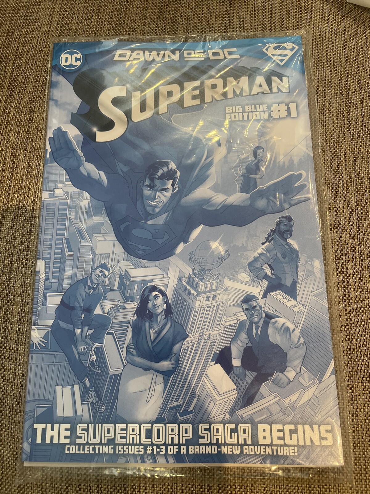 superman big blue edition #1 exclusive comic book sdcc comic don 2023 ...