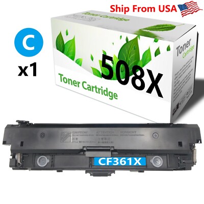 (1-Pack, Cyan) CF361X 508X Toner Cartridge for M577dn M577z Printer | eBay