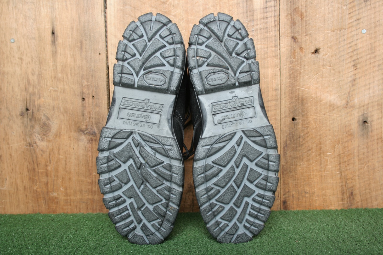 BATES DuraShocks 01766 Black Leather Steel Toe Ankle … - Gem