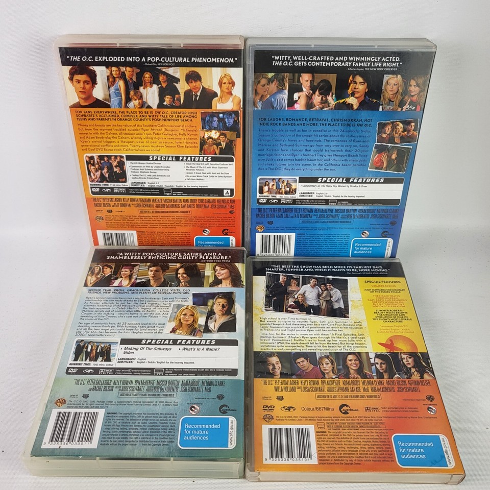 The OC Complete Set All Series Seasons 1, 2, 3 & 4 DVDs ~ Region 4 | eBay