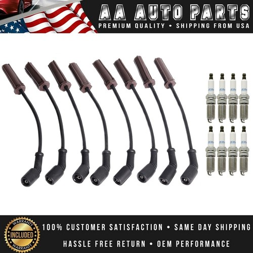 WireSet & AcDelco Platinum Spark Plug For Chevrolet GMC 9748HH | eBay