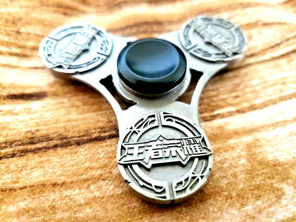Gamer Fidget Spinner All Metal Toy Kids Adults Boys Girls Focus Stress ...