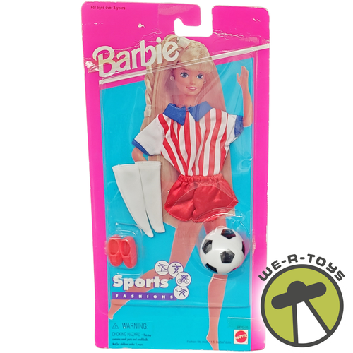 Barbie Sports Fashions Soccer Set with Soccer Ball 1995 Mattel No ...