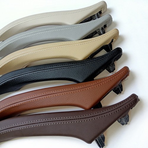 BLACK / Passenger Left Door Leather Handle Assembly For BMW 5 F10 ...