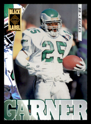 1995 Collector's Edge Charlie Garner Black Label #156 Philadelphia ...