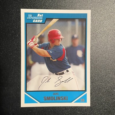 Jake Smolinski Texas Rangers 2007 1st Bowman Card | eBay