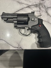 Crosman CO2 Double Action Full Metal Revolver Air Pistol BB & Pellet ...