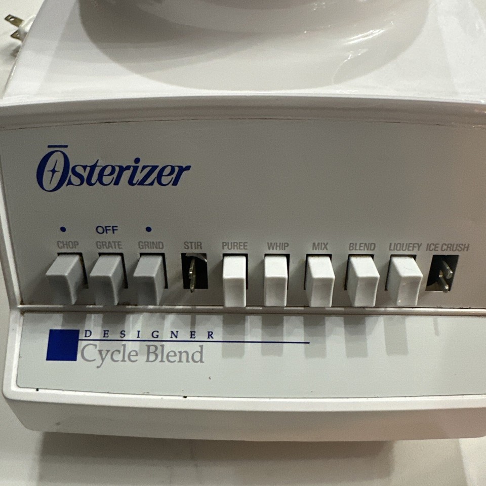 Vintage SUNBEAM-OSTER Osterizer Blender Designer Cycle - 8 Speed | eBay
