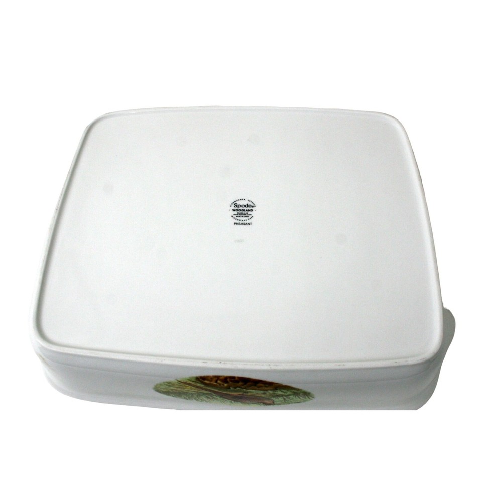 Spode Woodland Pheasant Rectangular Handled Dish S3422-A18 | eBay